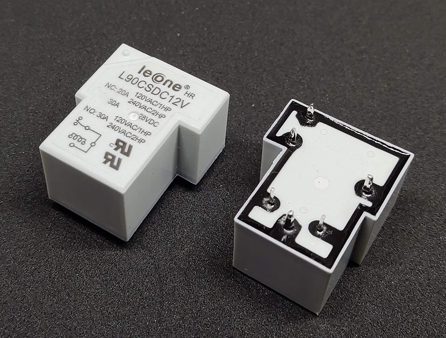 Leone Relay L90CSDC12V 30Amp T-Relay (pack of 5Pcs) - Divye Electronics ...