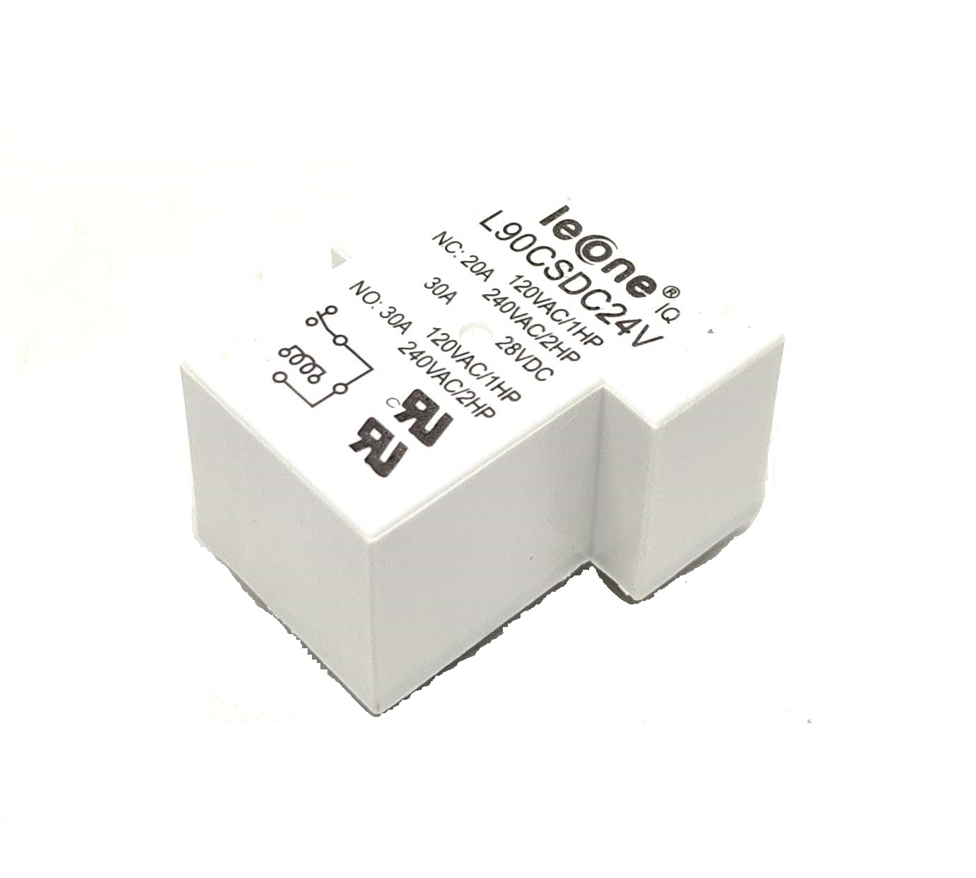 LEONE RELAY L90CSDC24V 30A 6 Pin T Shaped PCB SPDT Mount Relay for DIY ...