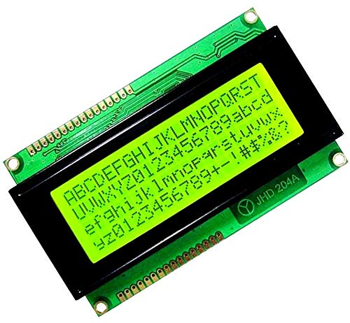 20x4 Line LCD Display with Yellow Grenn Backlight - Divye Electronics Solutions
