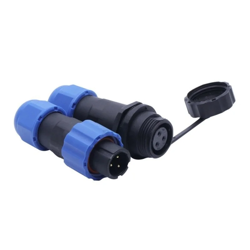 3 pin Waterproof Connector, Nylon Assembly, 3 pin Plug and Socket, auto ...