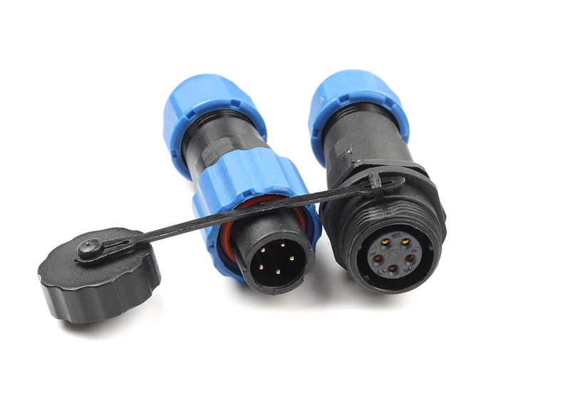 5pin Waterproof Connector, IP68 Aviation Bulkhead Outdoor led Plug ...