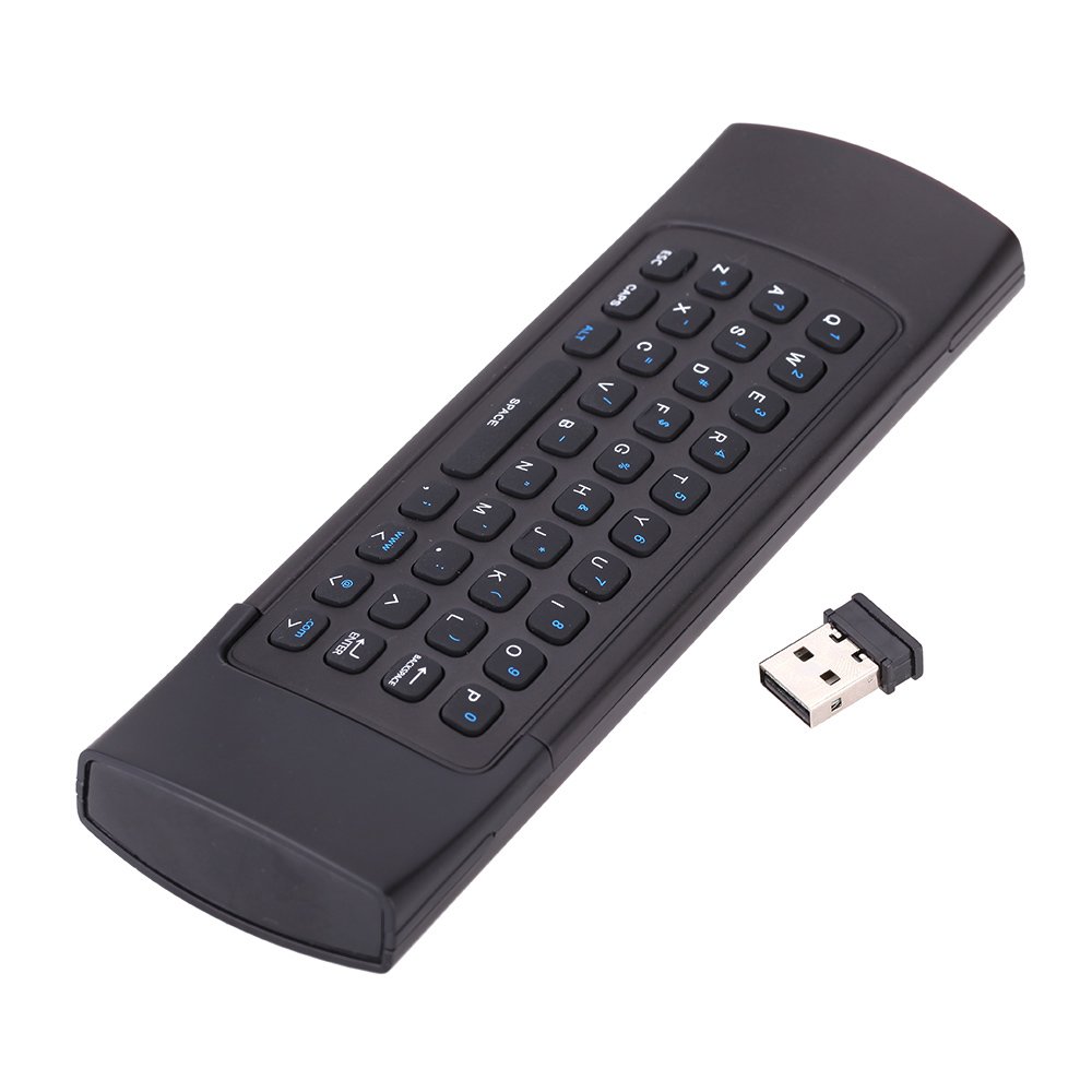 MX3 Portable 2.4G Wireless Remote Control Keyboard Controller Air Mouse ...