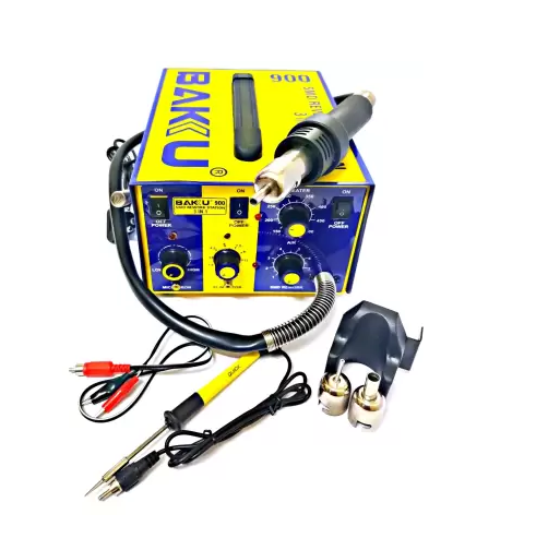 Bakku Premium 900 3 in 1 inbuilt Auto Cut Function SMD Rework Station ...