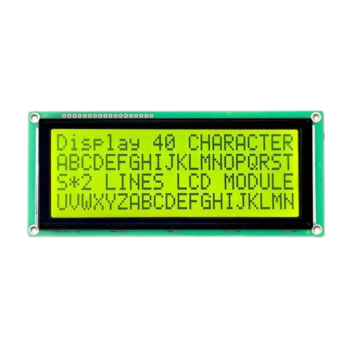 20 x 4 Jumbo Yellow/Green color LCD display module (JHD762M5) - Divye ...