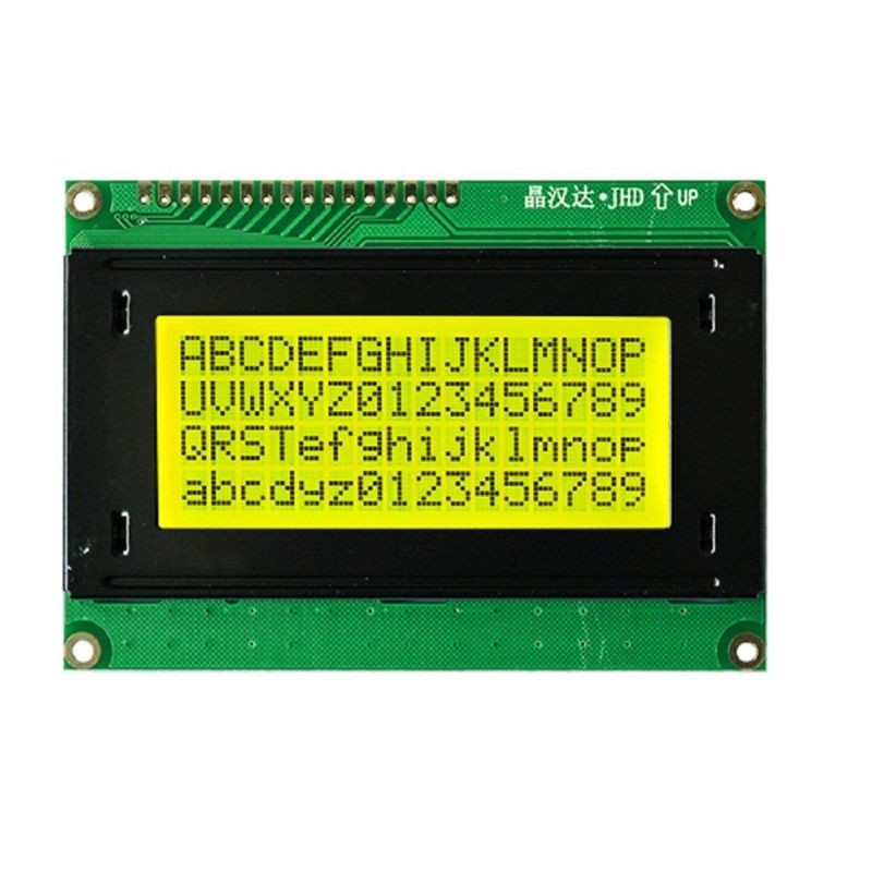 JHD 16x4 Character LCD Display Yellow Backlight Parallel Interface for ...